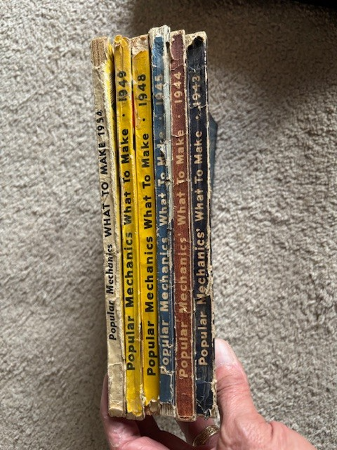 Vintage lot of 6 Popular Mechanics What to Make Books-Softcover 1943-45 ...