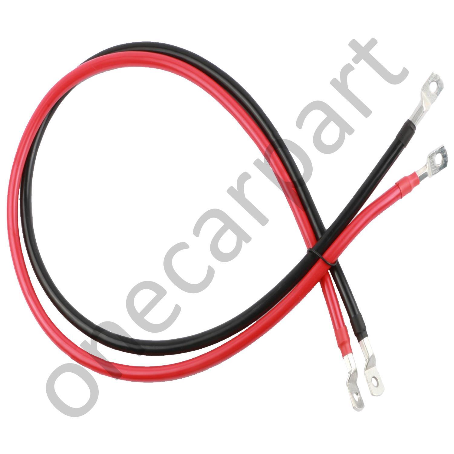 10mm² 70A Copper Battery Lead Power Strap Earth Bond Lead M6 Positive ...