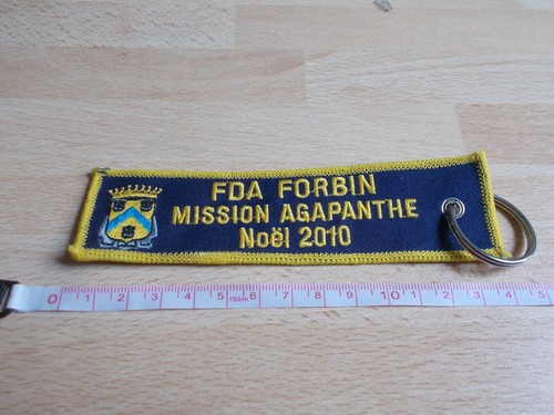 Keychain FDA FORBIN MISSION AGAPANTHE CHRISTMAS 2010 - FRIGATE FORBIN ...