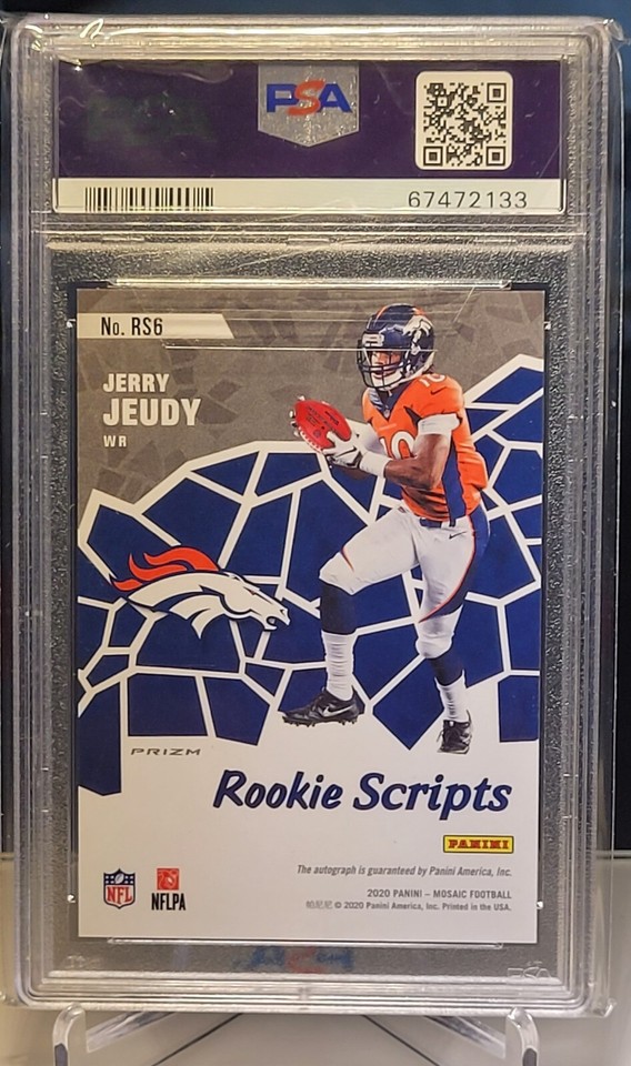 2020 Panini Mosaic Jerry Juedy #RS6 Rookie Scripts PSA 10 GEM MINT 🔥 | eBay