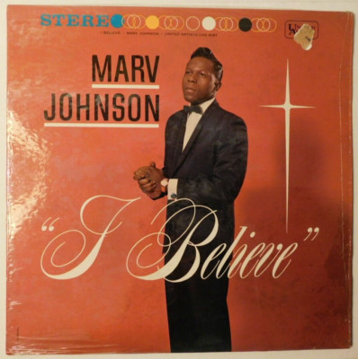 Gospel LP Marv Johnson "I Believe" United Artists UAS 6187 Stereo in ...