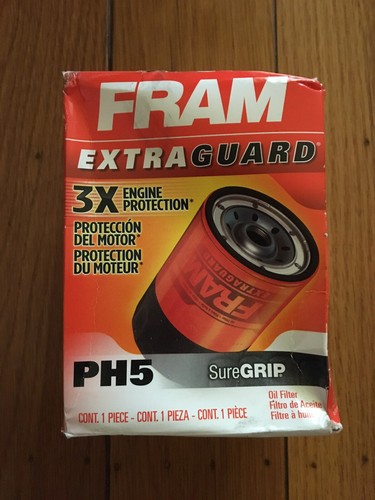 New Fram PH5 Extra Guard Oil Filter 3X Engine Protection | eBay