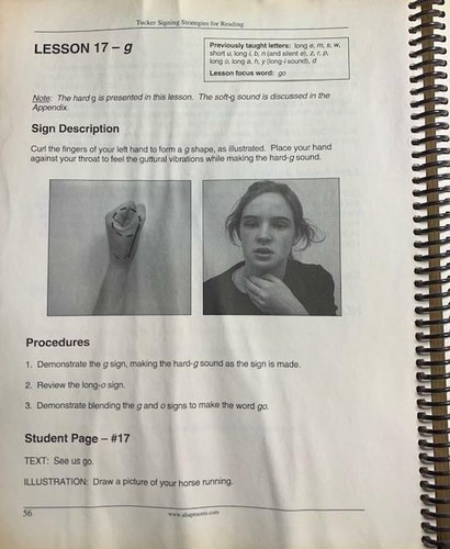 TUCKER SIGNING STRATEGIES FOR READING By Bethanie H. Tucker, Ed.D ...