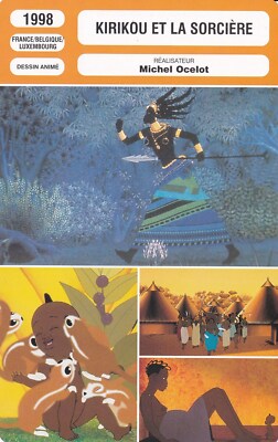 Fiche Cinéma - MICHEL OCELOT - KIRIKOU ET LA SORCIÈRE - 1998 | eBay