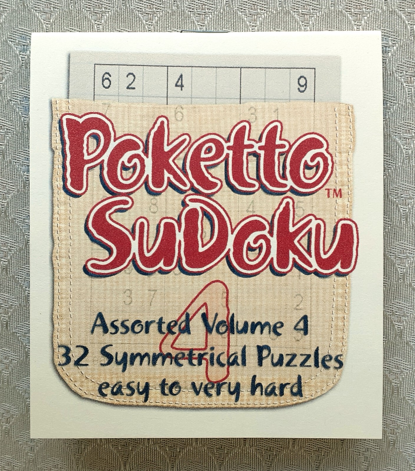 Poketto SuDoku Hard Edition Vol 4 ~ Pocket sized Sudoku Puzzle Book | eBay