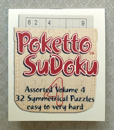 Poketto SuDoku Hard Edition Vol 4 ~ Pocket sized Sudoku Puzzle Book | eBay