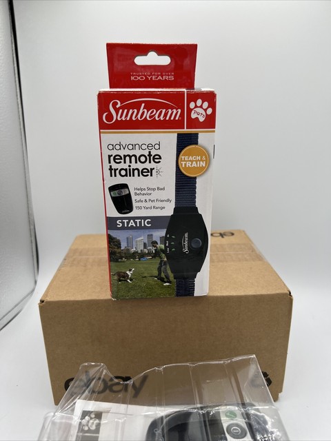 Sunbeam Advanced Static Remote Trainer for Dogs Sbrtss1 for sale online ...