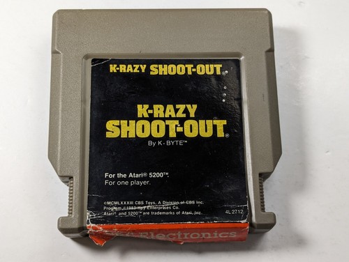 K-Razy Shoot-Out Atari 5200 | eBay