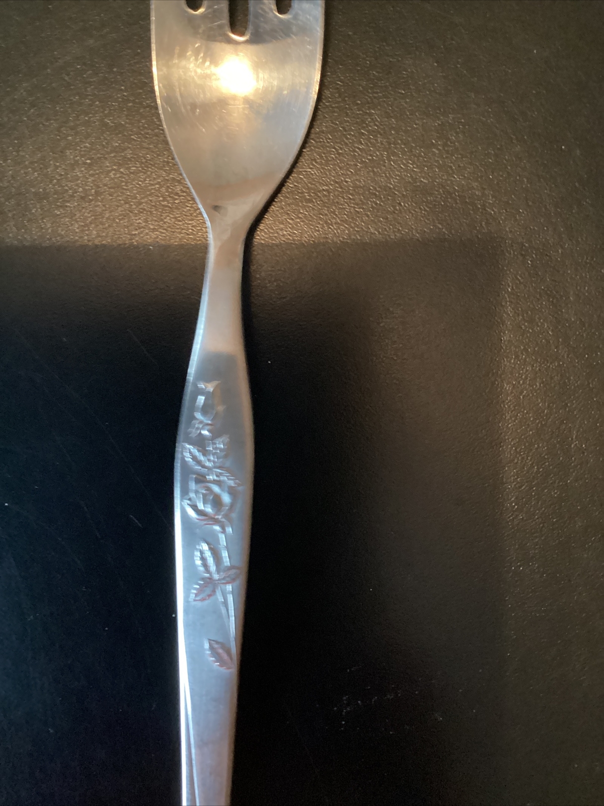 Noritake ROSALIE Stainless Steel Silverware Flatware Serving Spoon Meat ...