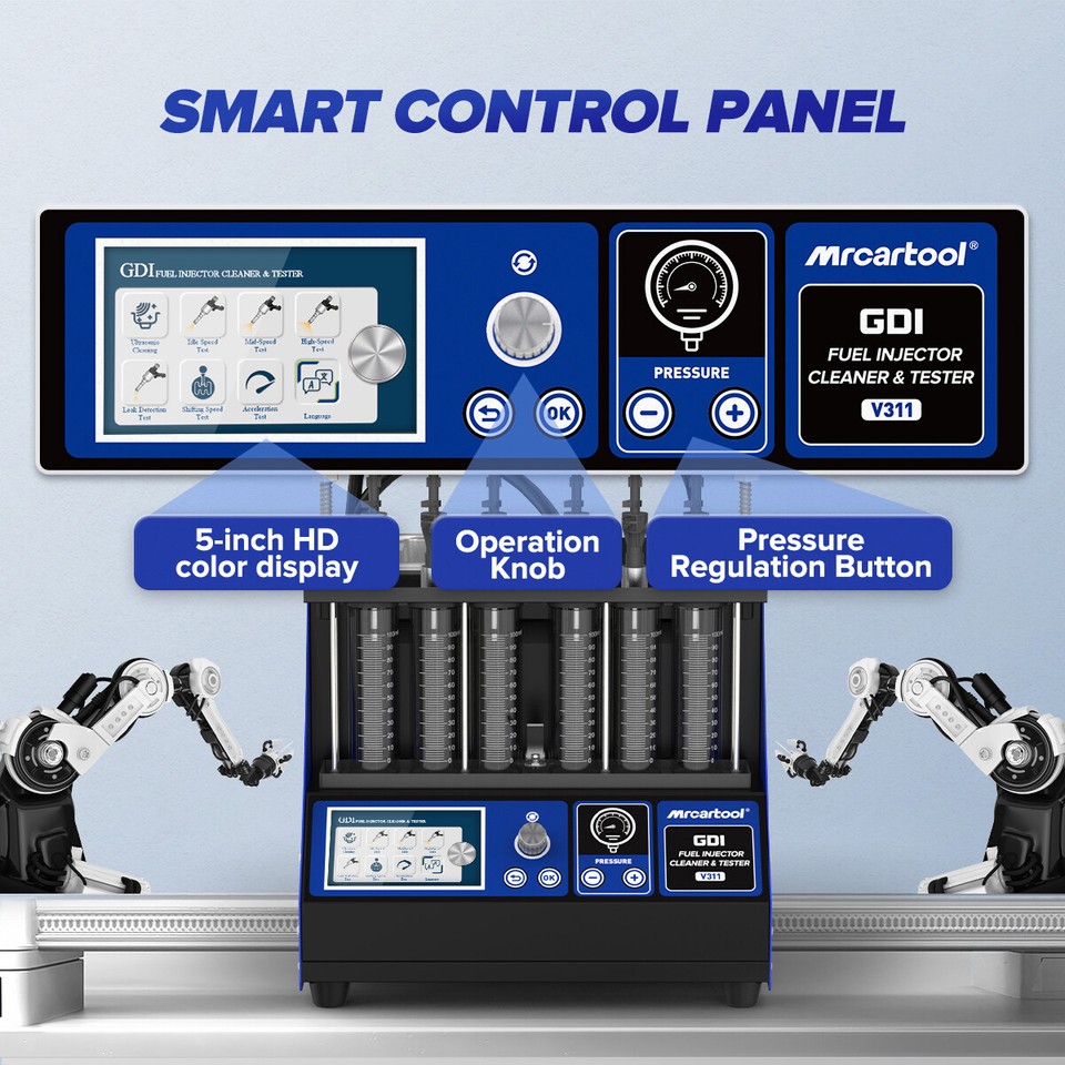 GDI Fuel Injector Cleaner Machine Ultrasonic Fuel Injector Cleaner ...