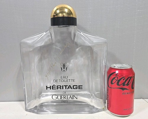 Vintage SIGNED Giant 11"x8.5" Factice Display Bottle Heritage DE ...