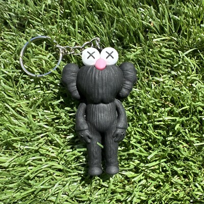 Kaws Elmo Keychain Black | eBay