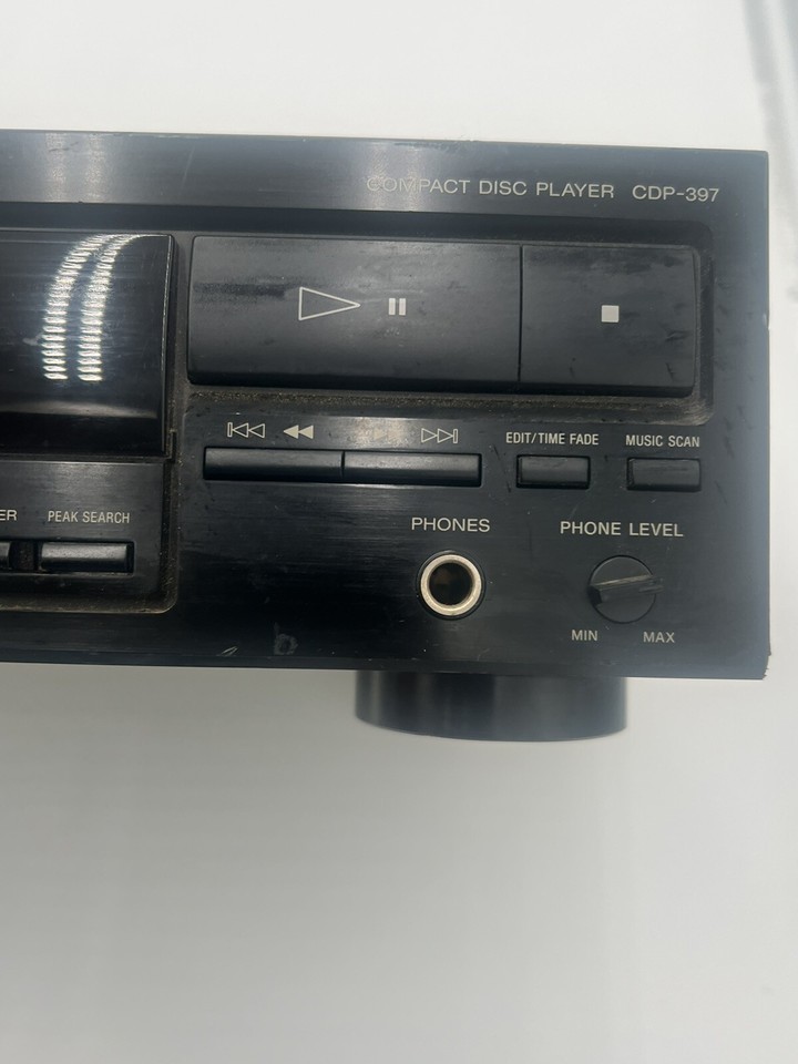 Vintage Sony CDP-397 Single Compact Disc Player 824883 TESTED | eBay