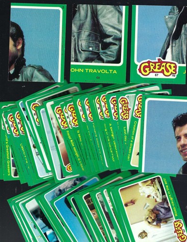 1978 GREASE CARD SET.SERIES 2 NO.S 67-132 NICE GLOSS, COLOR ETC..ALL 66 ...