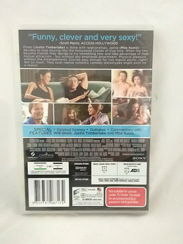 Friends With Benefits (DVD, 2011) Justin Timberlake Mila Kunis Brand ...