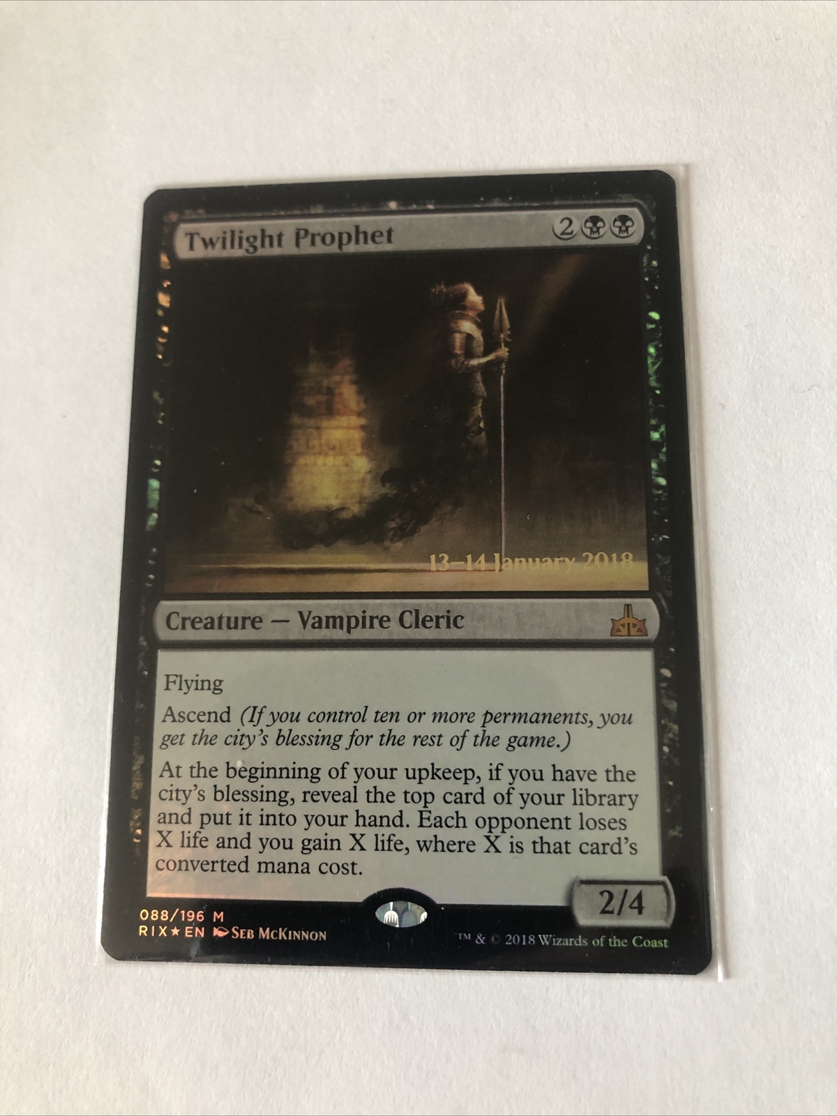 Twilight Prophet - Foil - Prerelease Promo - Rivals of Ixalan - MTG | eBay