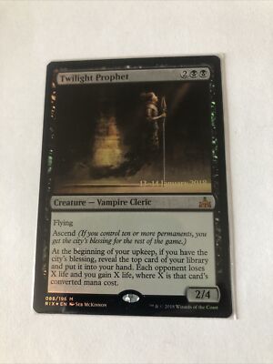 Twilight Prophet - Foil - Prerelease Promo - Rivals of Ixalan - MTG | eBay