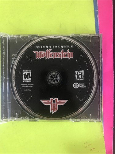 Return to Castle Wolfenstein (PC, 2001) With Product Key | eBay