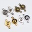20pcs/lot Trailer Hitch Type Snap Fastener Connector Clasps for Jewelry ...