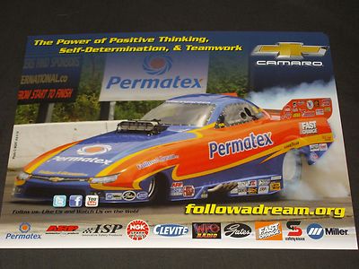 2014 TODD VENEY PERMATEX NHRA TOP ALCOHOL FUNNY CAR POSTCARD | eBay