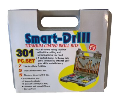 Smart-Drill Titanium Coated Drill Bits NIB DB10086 | eBay