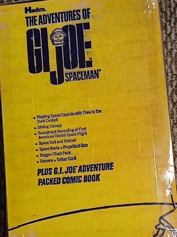 Vintage 1966 GI Joe Spaceman Spacewalk Mystery #7981 Original Box ...