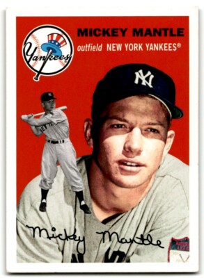 2006 Topps 60 Years of Toppa Lost Cards Mickey Mantle New York Yankees ...