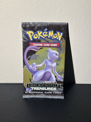 2013 Pokemon Black And White Legendary Treasures Booster Pack Mewtwo ...