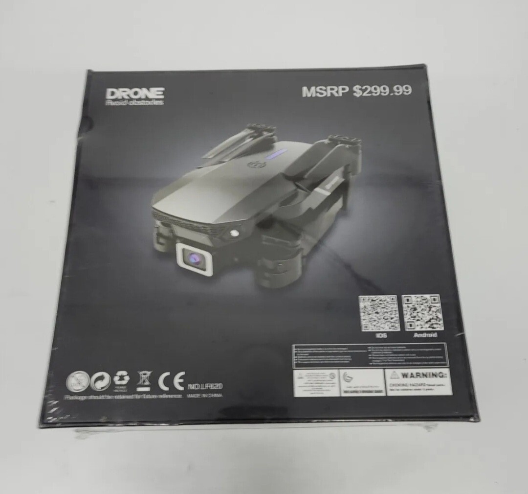 Myshle Avoid Obstacles SMS Drone, Black, Foldable, 4K HD Camera | eBay