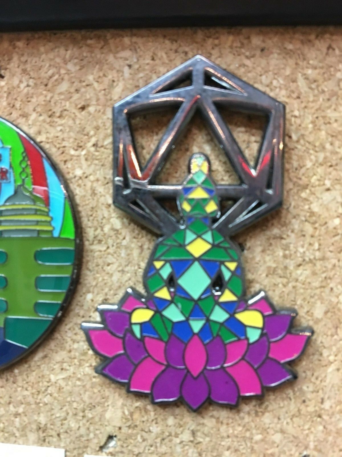 HATPIN - ODESZA SYMBOL BUDDAH GIRL Pin EDM Lotus HAT PIN FESTIVAL WEAR ...