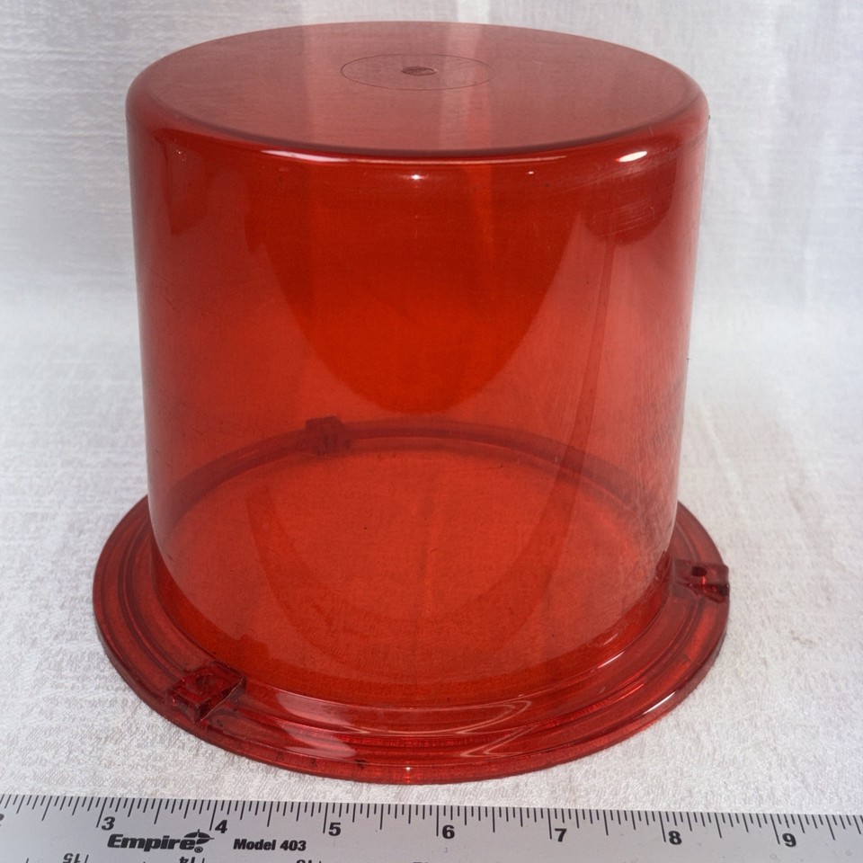NEW OLD STOCK W/O BOX Signal-Stat Red 376 Lens Beacon Cover | eBay