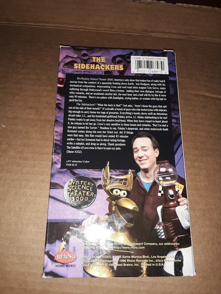 Mystery Science Theater 3000 - The Sidehackers MST3K (VHS, 2000) Free ...