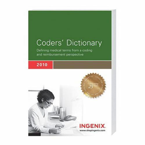 Ingenix Product Ser.: Coder's Dictionary 2010 by Ingenix (2010, Trade ...