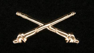 FIELD ARTILLERY XL GOLD PIN UP US ARMY CROSSED CANNONS Howitzers ...