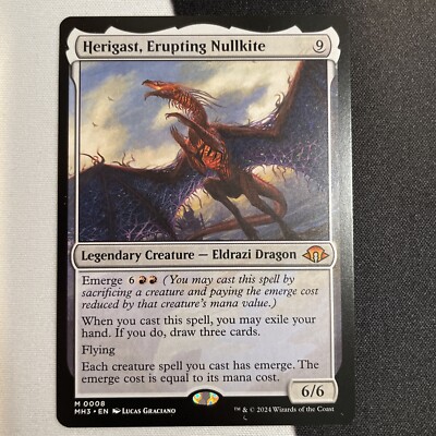 MTG Herigast, Erupting Nullkite Modern Horizons 3 0008 Regular Mythic ...