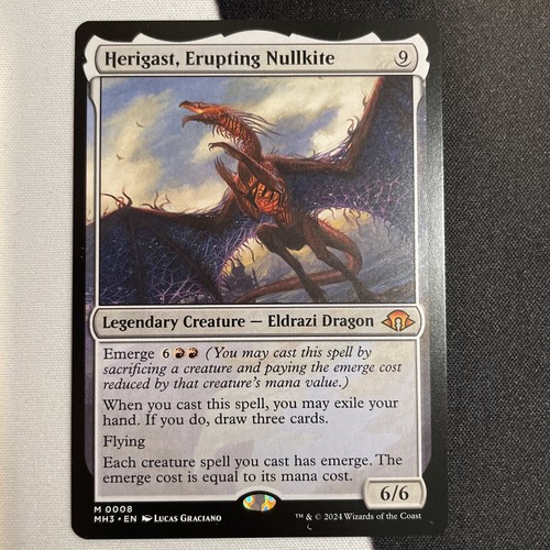 MTG Herigast, Erupting Nullkite Modern Horizons 3 0008 Regular Mythic ...