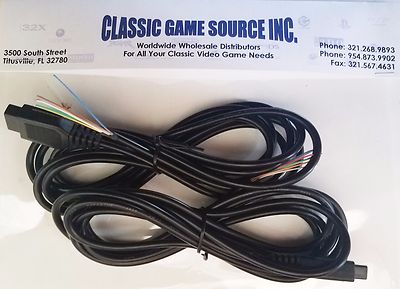 TWO 8FT 9 Pin Replacement cable cord wire to repair Colecovision ...