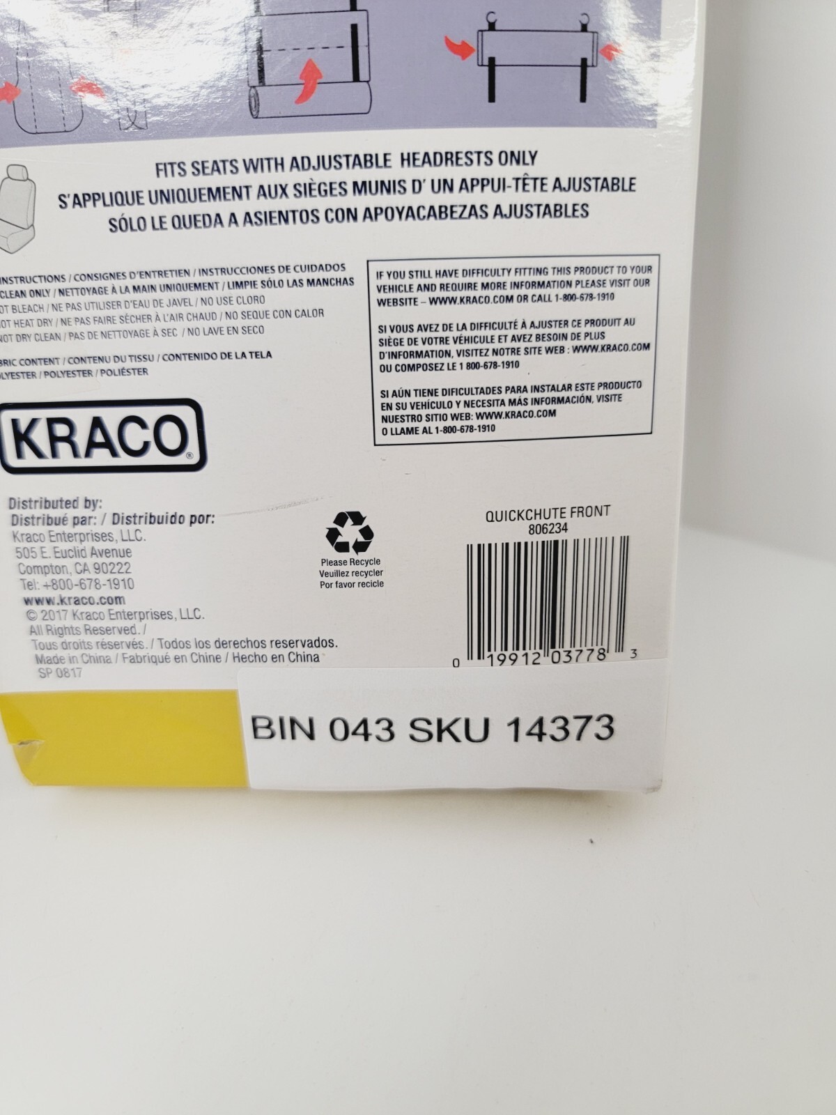 Kraco 806234 Front Seat Protector Quick Deploy, Fast Protection | eBay