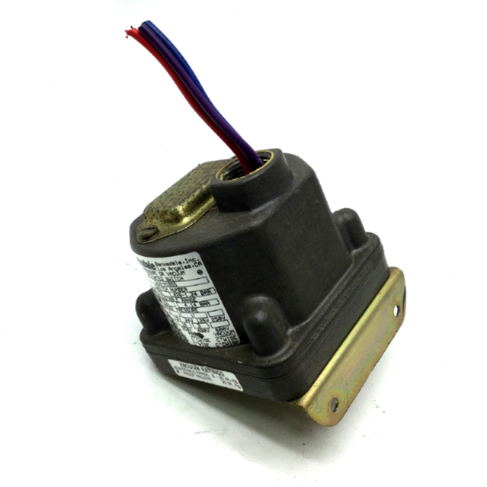 Barksdale D1H-H18SS Pressure/Vacuum Actuated Diaphragm Switch .4-18 PSI ...
