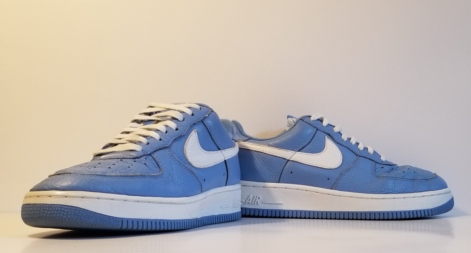Vtg 1997 Nike Air Force 1 Low AF1 SAMPLE Carolina Blue UNC 9 Look-See ...