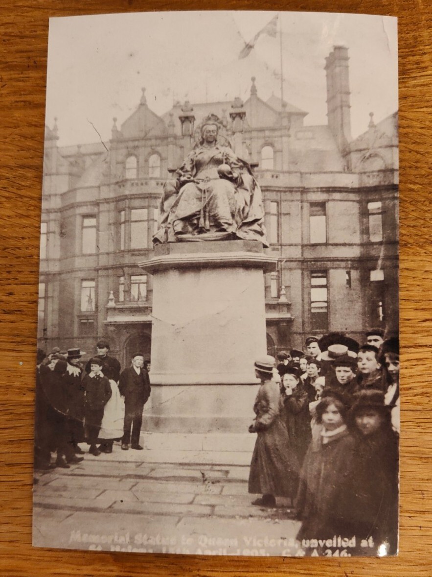 PHOTO - Old St Helens Lancs / Merseyside Reprint Victoria Square *LOT 4 ...