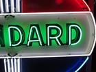Original Porcelain Standard Oil Sign with Animated Neon 7 FT W x 74 IN ...
