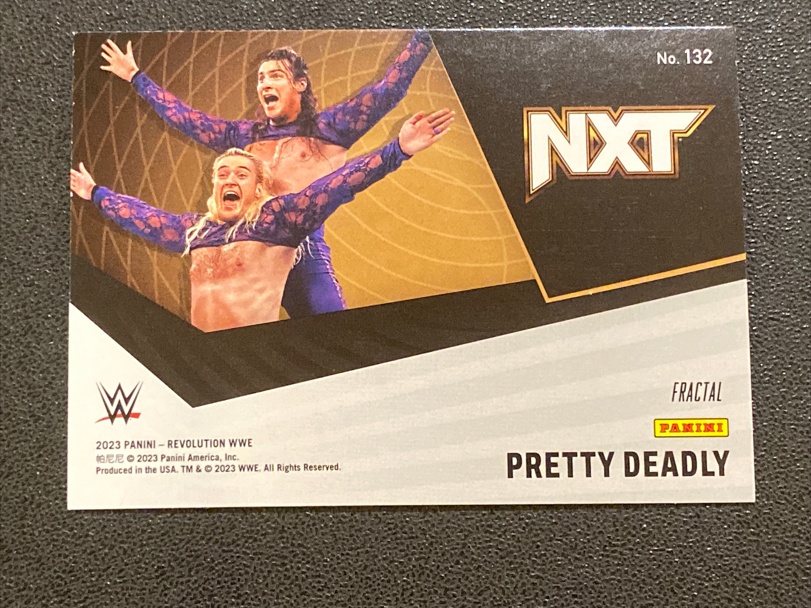 2023 Panini Revolution WWE Tag Teams Fractal Elton Prince Kit Wilson ...