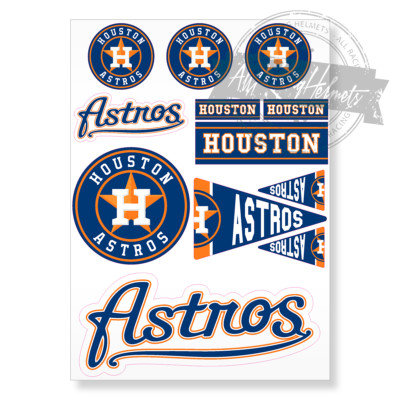 Houston Astros MLB Baseball A4 Printed Vinyl Decal Sticker High Quality ...