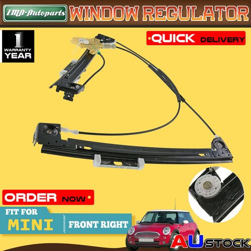 Front Right Window Regulator W/o Motor for Mini Cooper Cooper S R50 R52 ...
