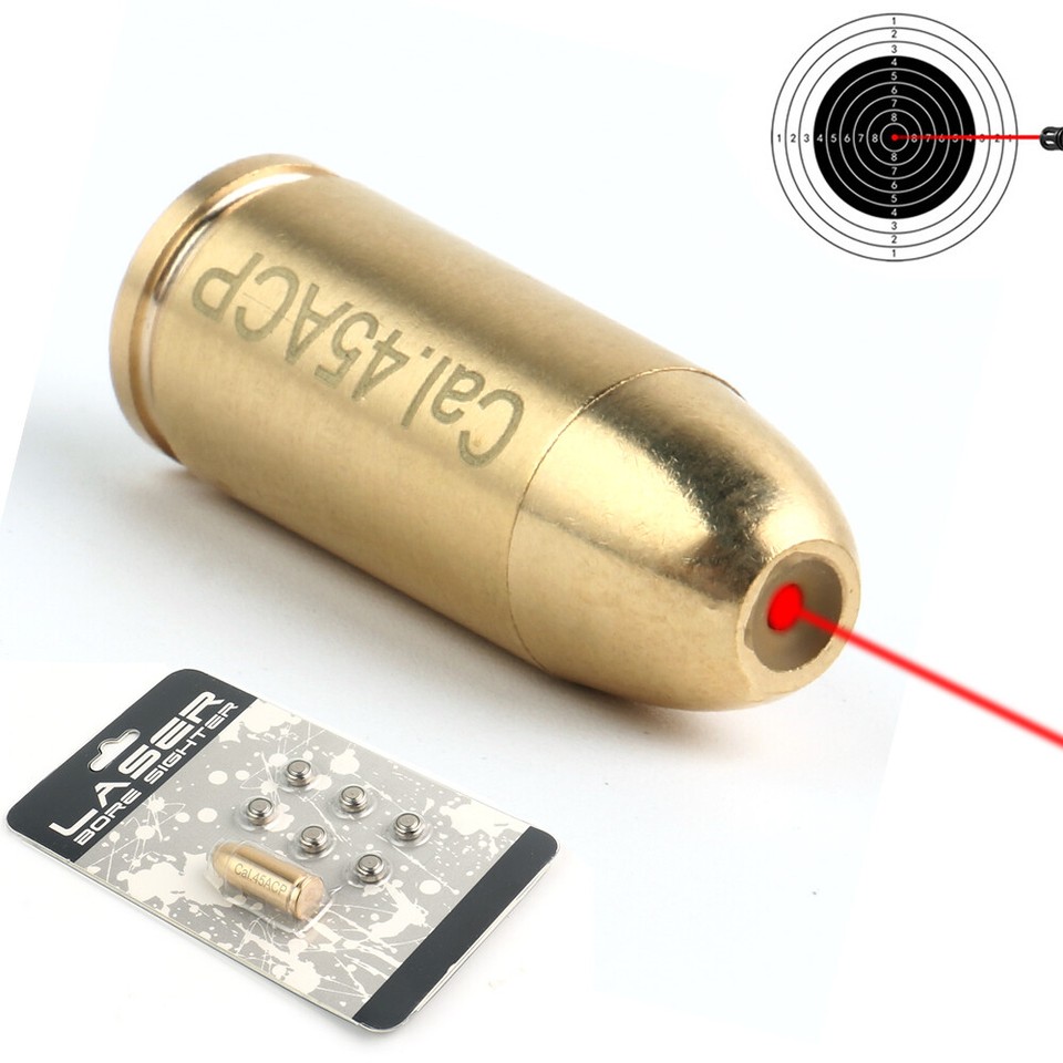 Red Laser Boresight CAL 9MM/223/308/.45Clot/.45ACP/300WIN Cartridge ...