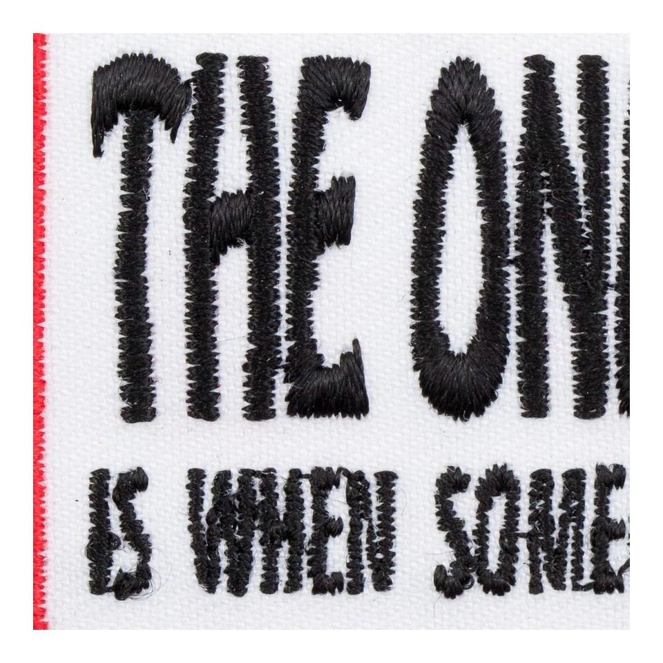 The Only Time I Say No Embroidered Patch, Sayings Patch | eBay