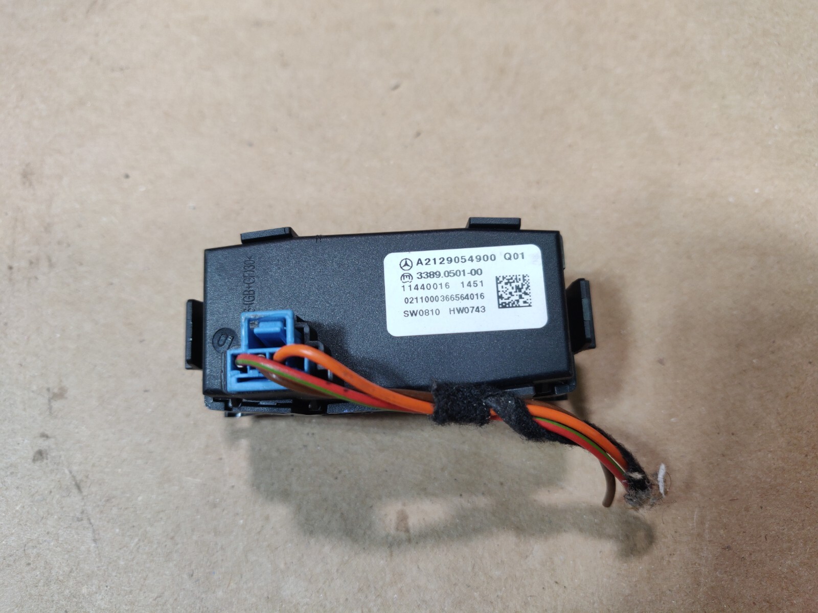 MB E W212 LOWER CONTROL PANEL LEFT SWITCH BLOCK A2129054900 ORIGINAL | eBay