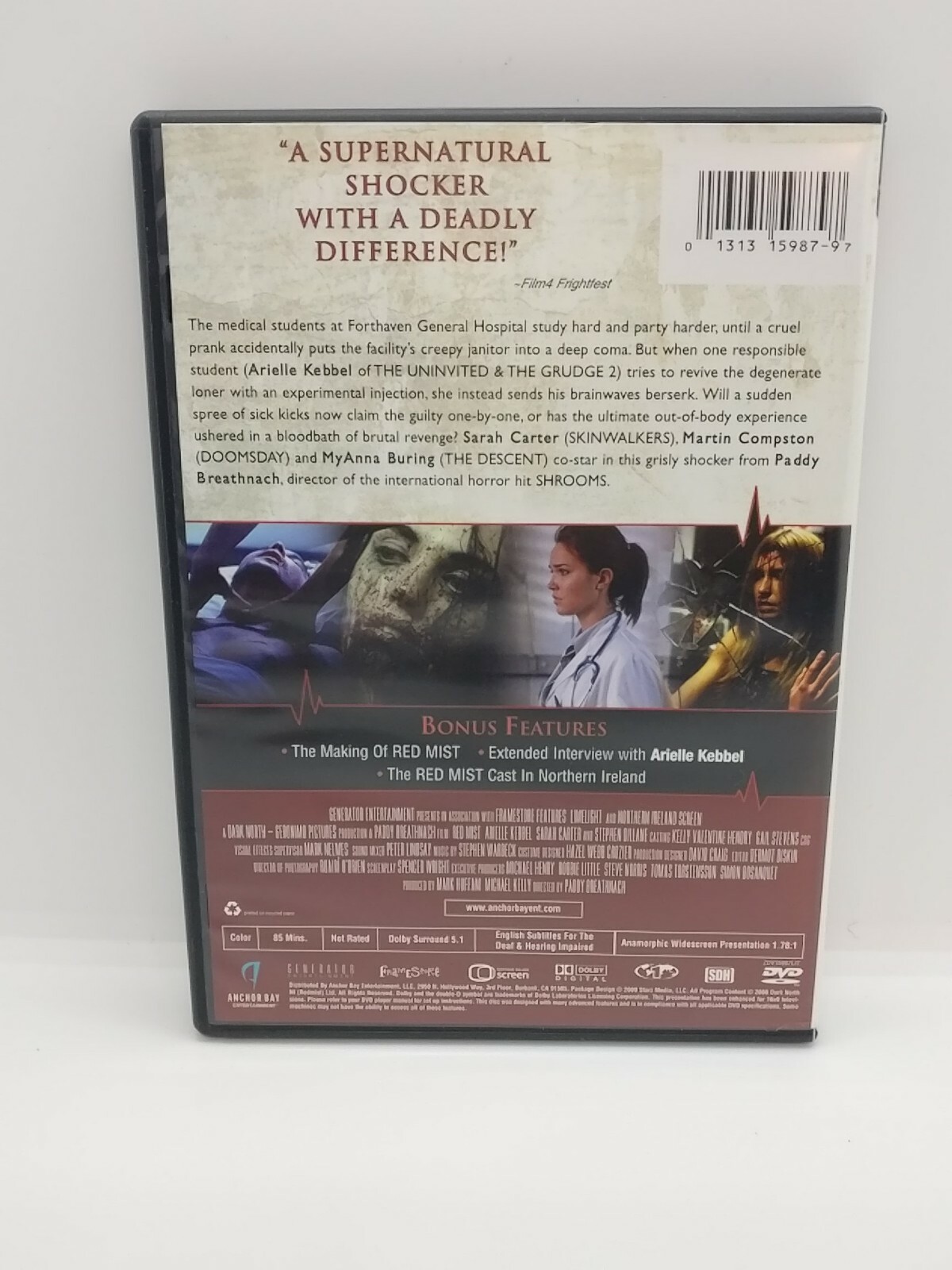 Red Mist (DVD, 2009) Slipcover 13131598797 | eBay