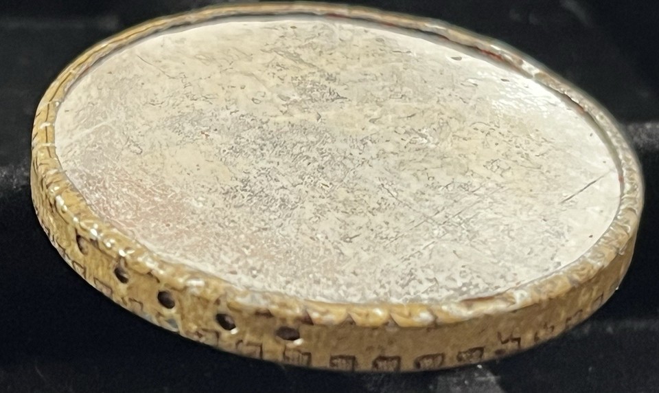 Antique Swift & Stambach, Buffalo, N.Y. Art Nouveau Pocket Mirror Pin ...